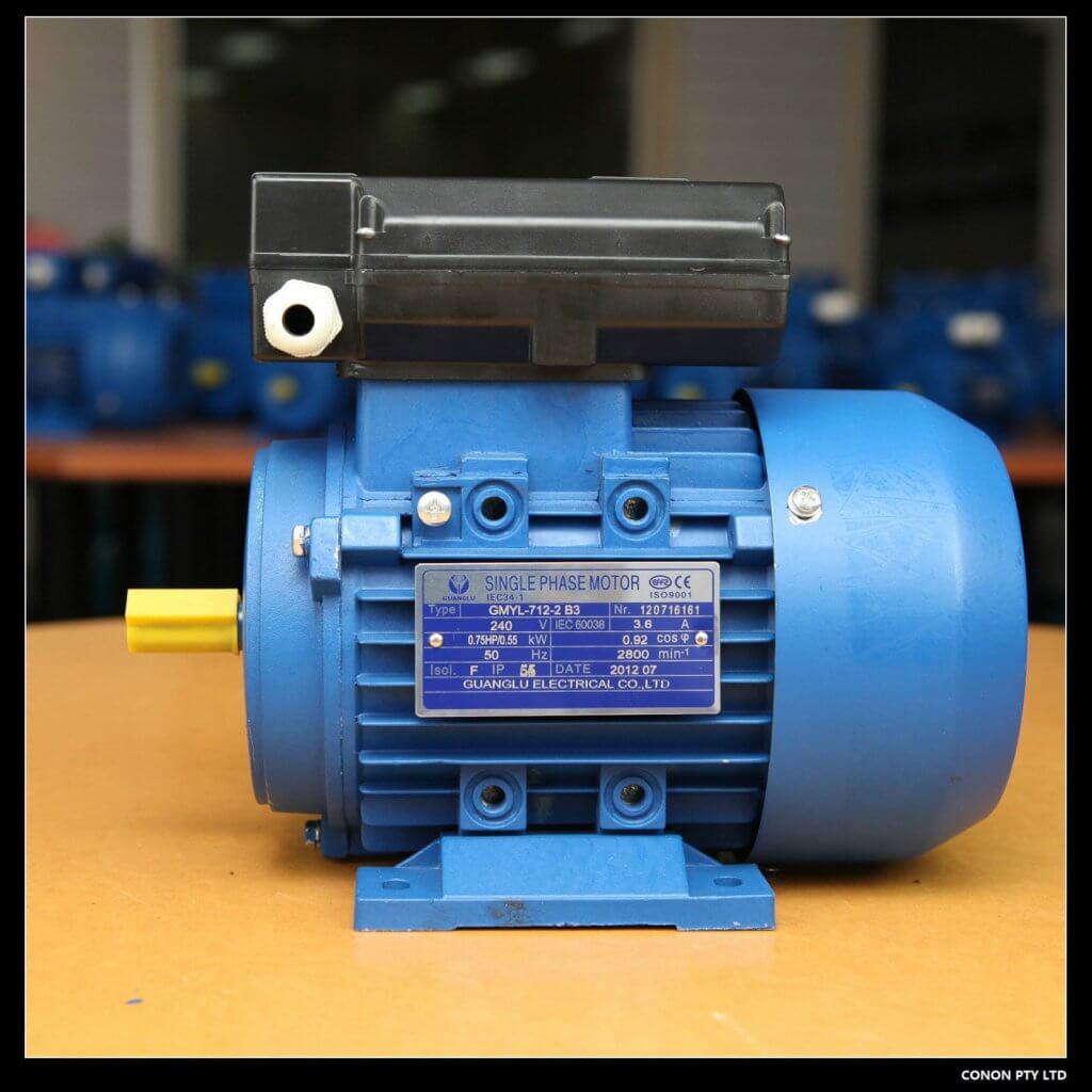 1.5kw 2HP 1400rpm 3/4" 19mm shaft Compressor motor single phase 240v ...