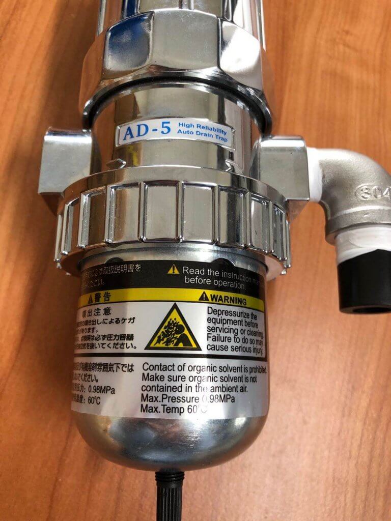 Semi auto drains for inline filter tank, condensate drain, spray ...