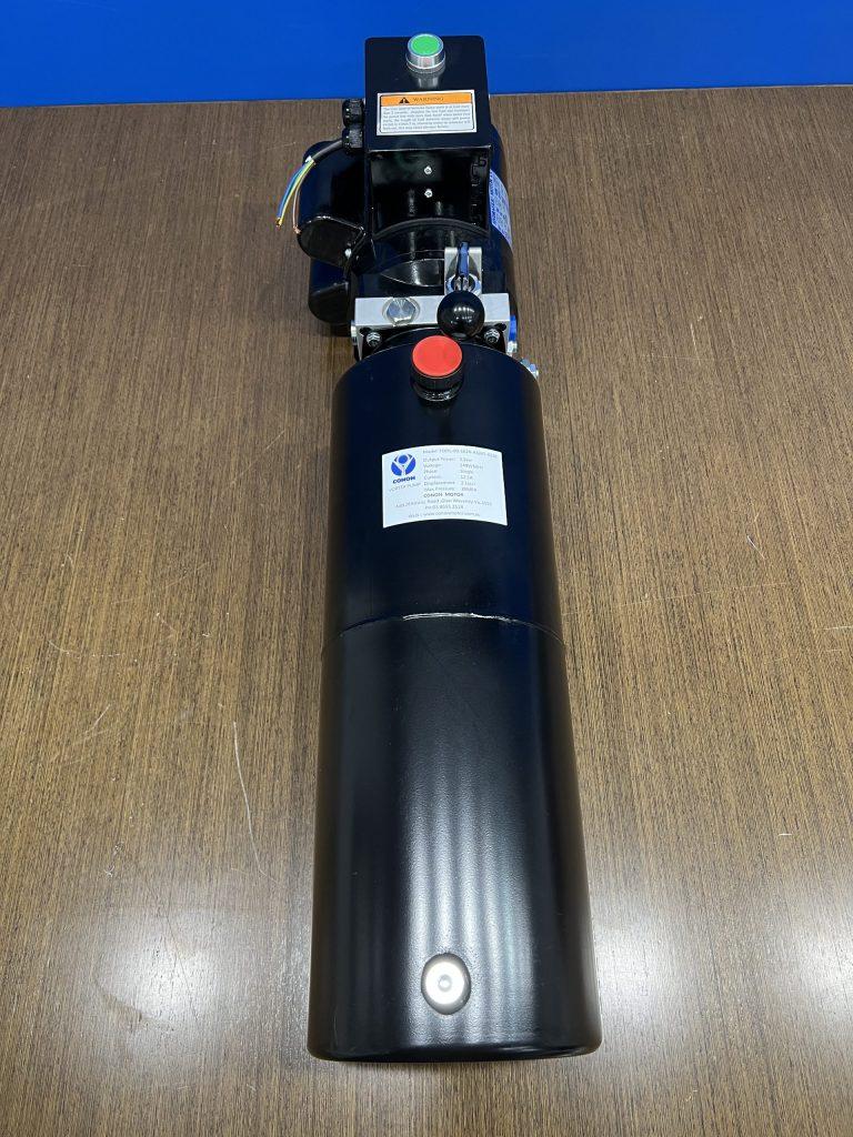 Single 12L Hydraulic Power Unit Auto Lifts cast iron Pump Vehicle Car ...