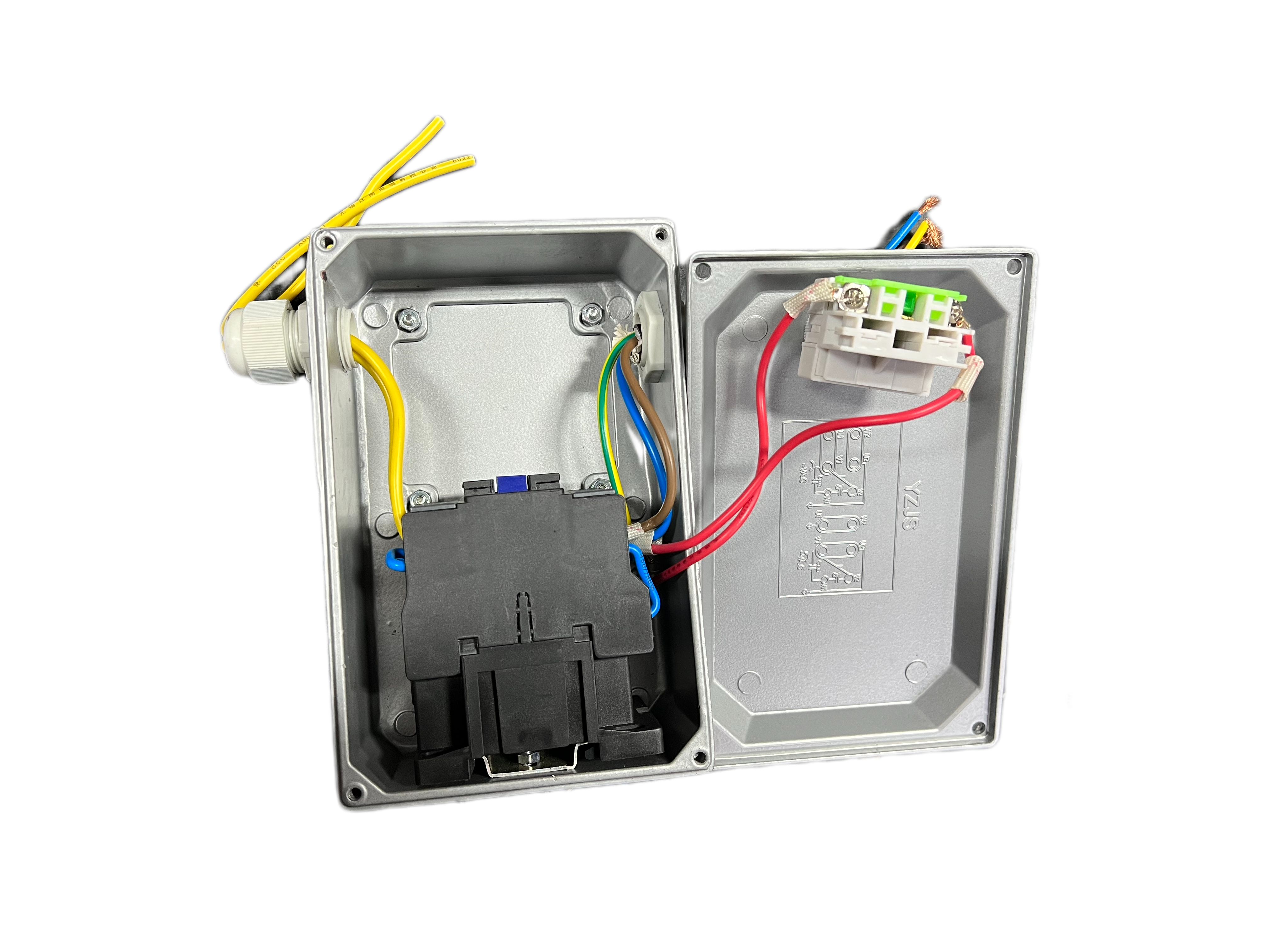 Push Button Switch Box Momentary self release single phase alloy metal ...
