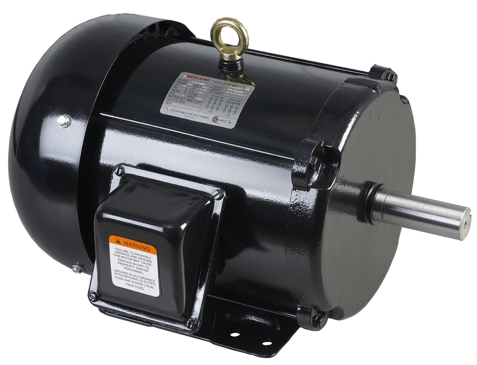 Three Phase NEMA Electric Motor 415V 7.5kw 10HP 1400rpm Frame 215T TEFC ...