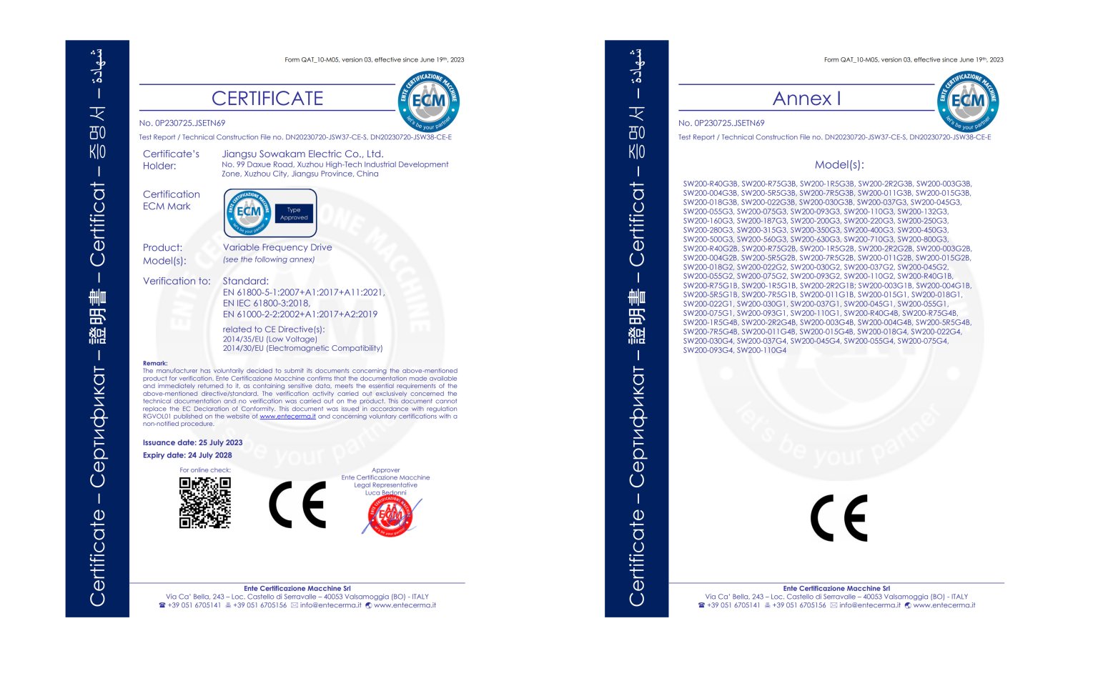 1.5kw/2HP 7A 240V AC single phase variable frequency drive inverter