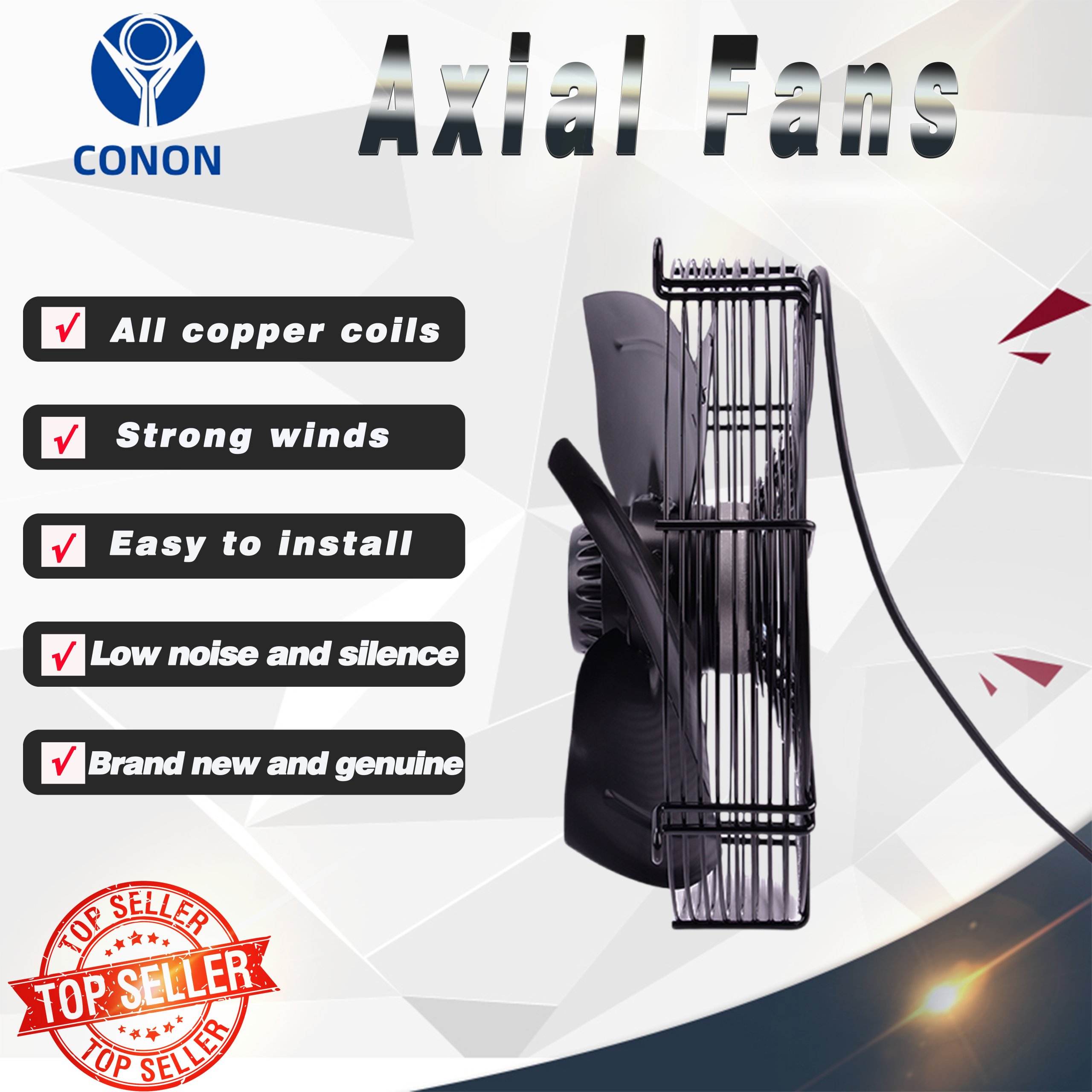 Axial Fan YWF4D 600mm 3 Phase 415V 1400rpm suction 4 pole Evaporate ...