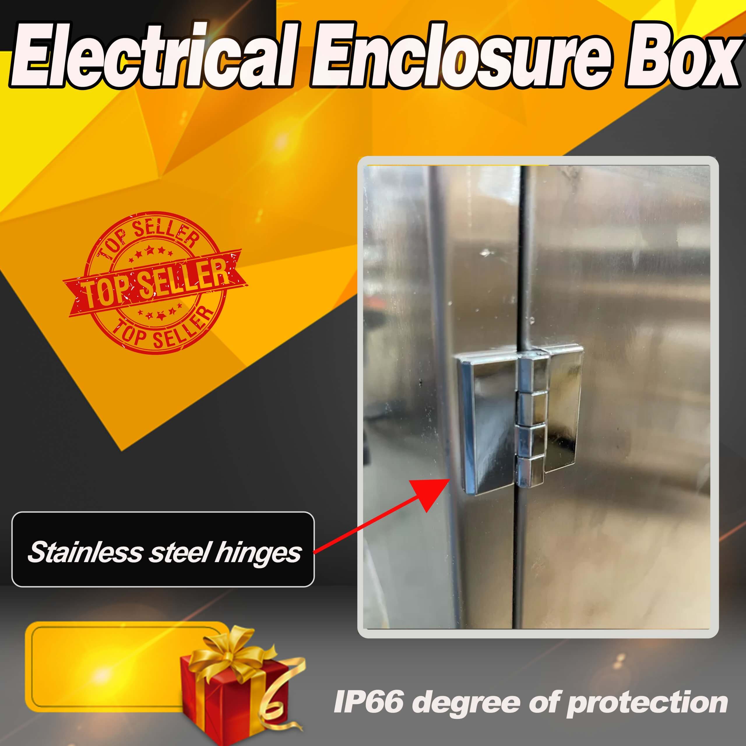 304 stainless Steel Electrical device part Enclosure Box IP66 FULLY ...