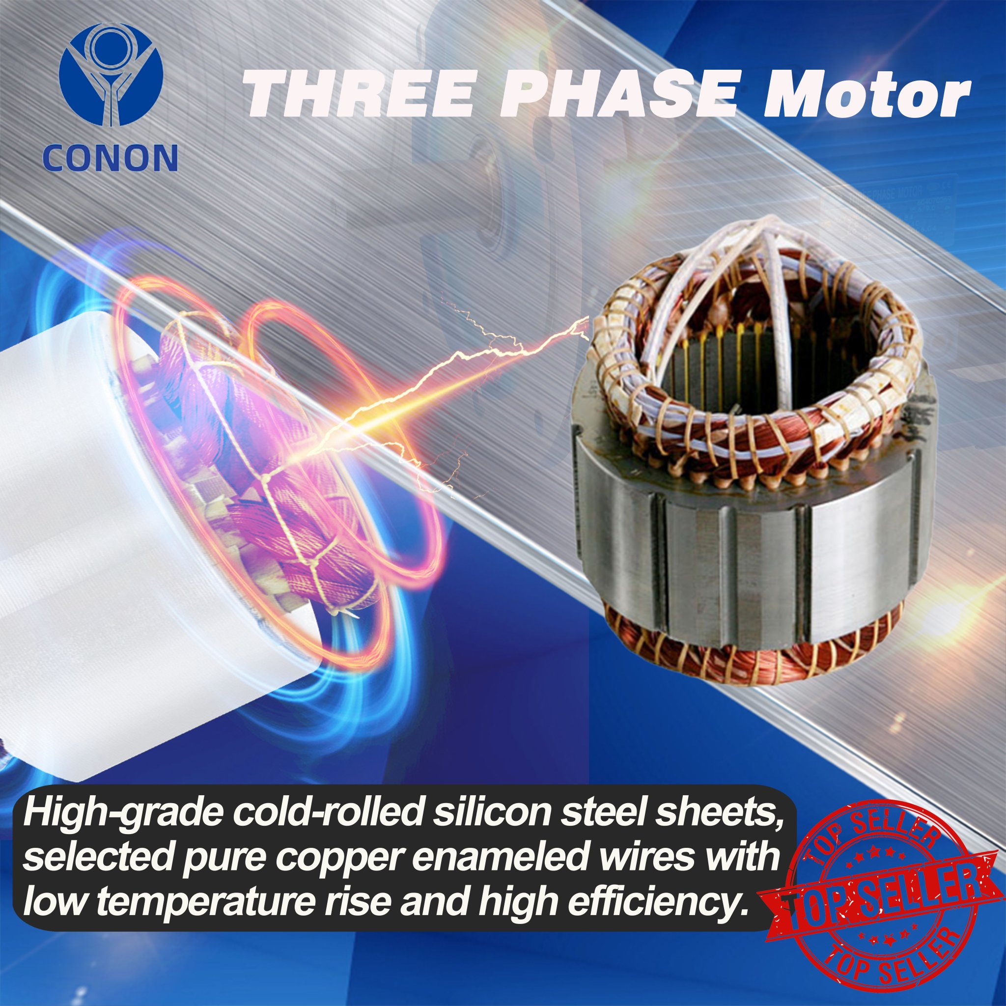 B5 FLANGE 1.5kw/2HP 1400rpm motor Three-phase 415v REVERSIBLE CSCR ...