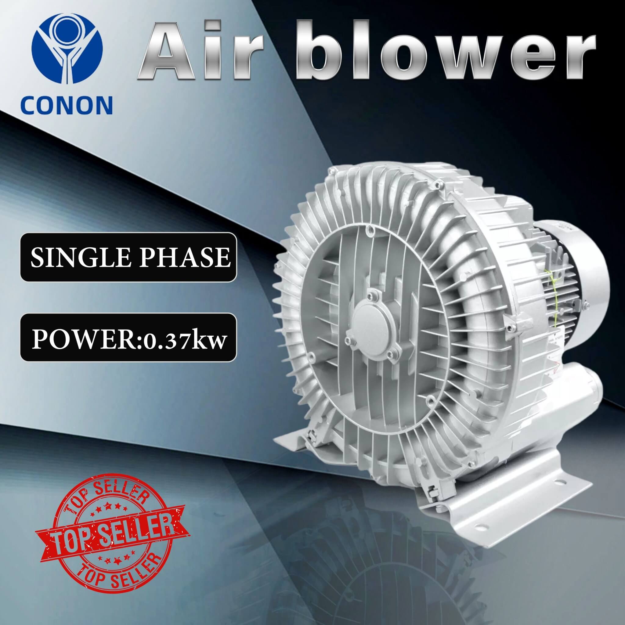 0.75w/1HP single phase Air blower Gas pump High pressure suction Fan