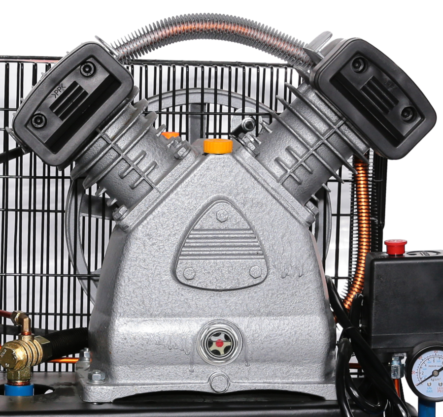 AIR COMPRESSOR CAST IRON PUMP 7.5KW 10HP MOTOR 115PSI 8BAR